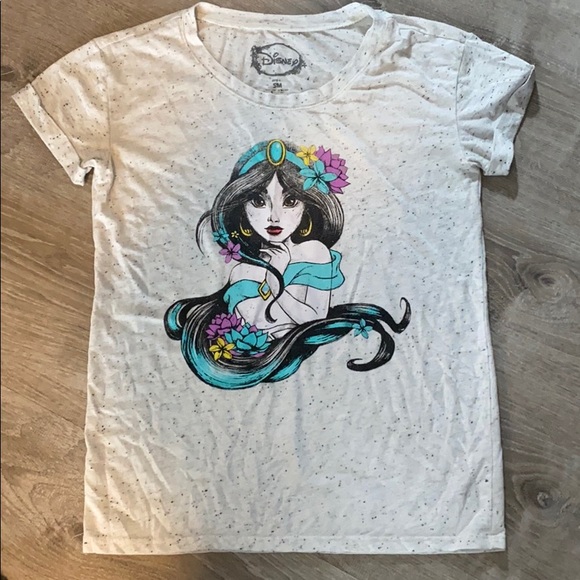 Disney | Tops | Princess Jasmine Graphic Tee | Poshmark